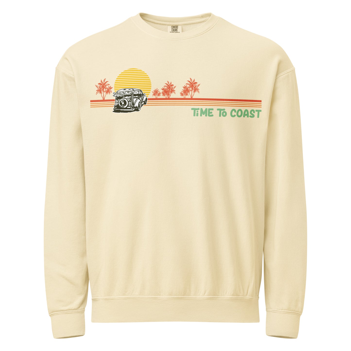 Coast Advisory Time to Coast Garment-Dyed Fleece Crewneck – friscomo