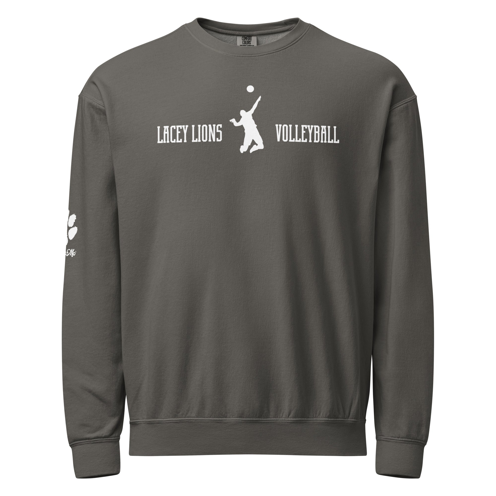 Lacey Lions Volleyball Top Spin Garment-Dyed Fleece Crew – friscomo